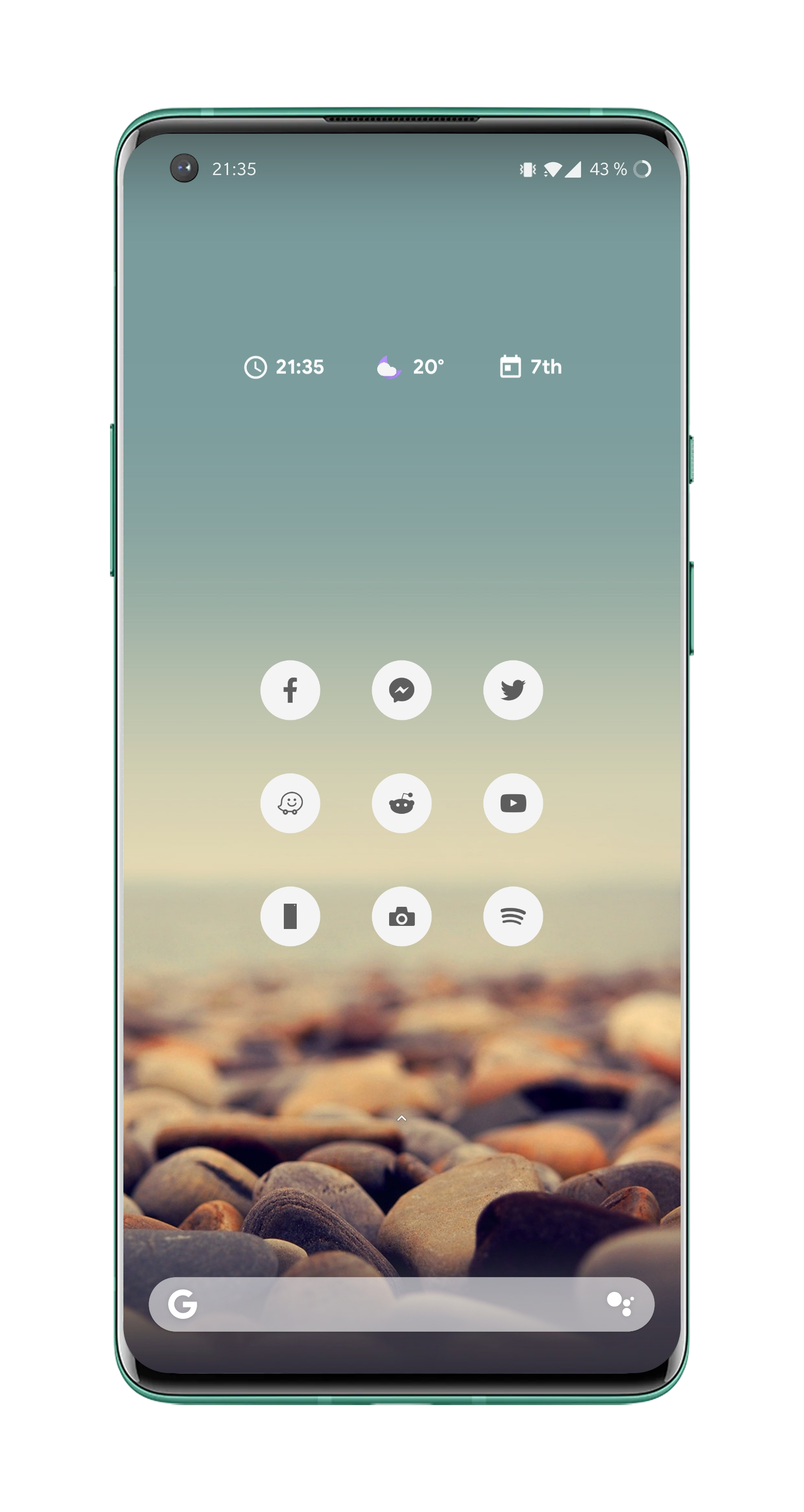 Minimal white circles | Scrolller