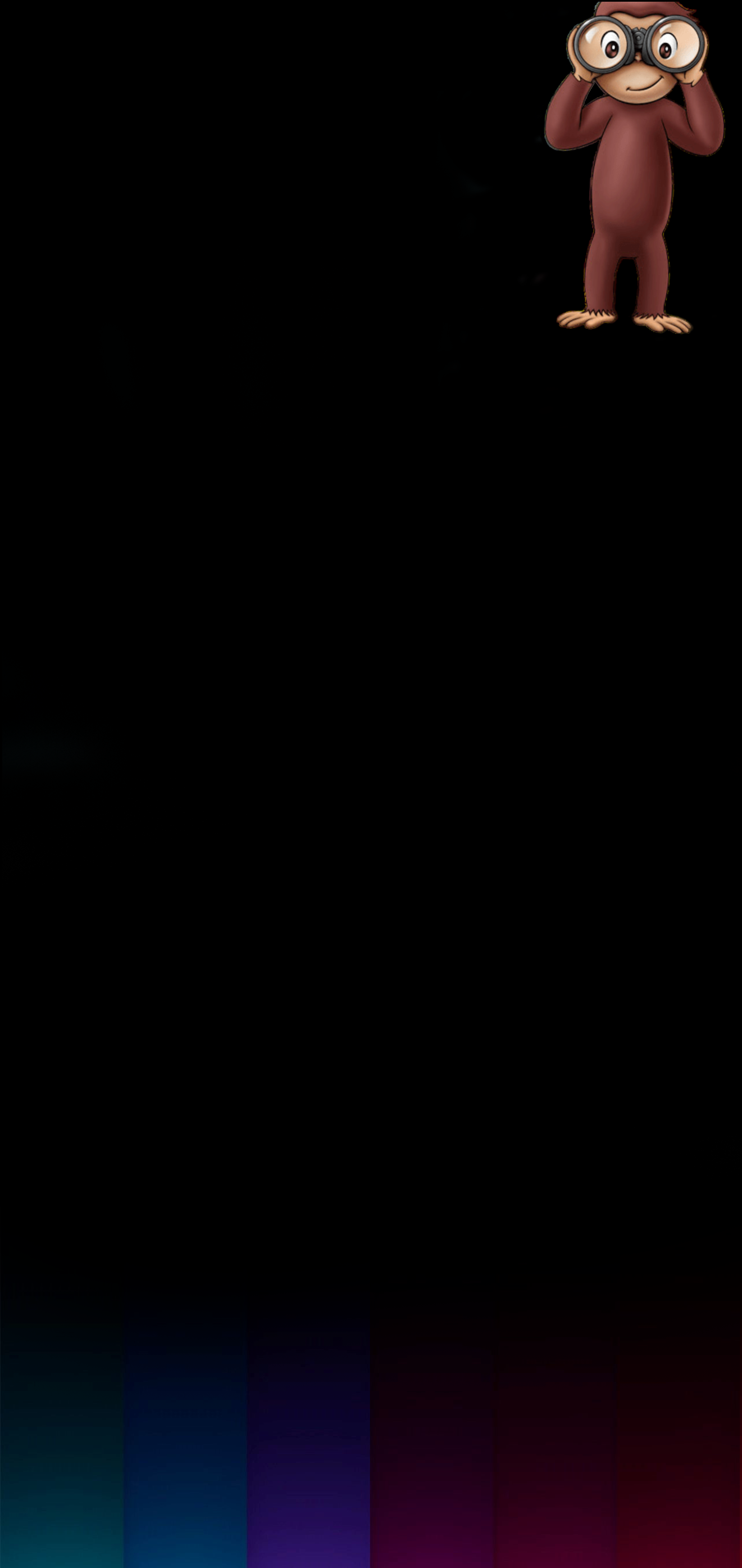 Minimalist Monkey George with a dock | Scrolller