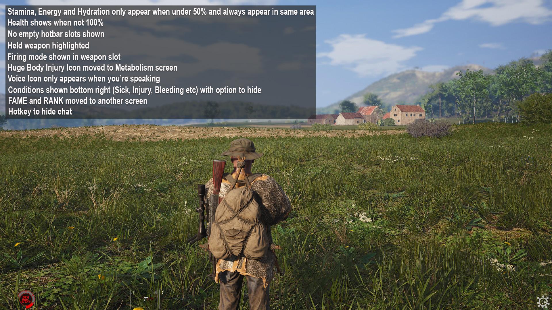 Minimalist SCUM HUD | Scrolller