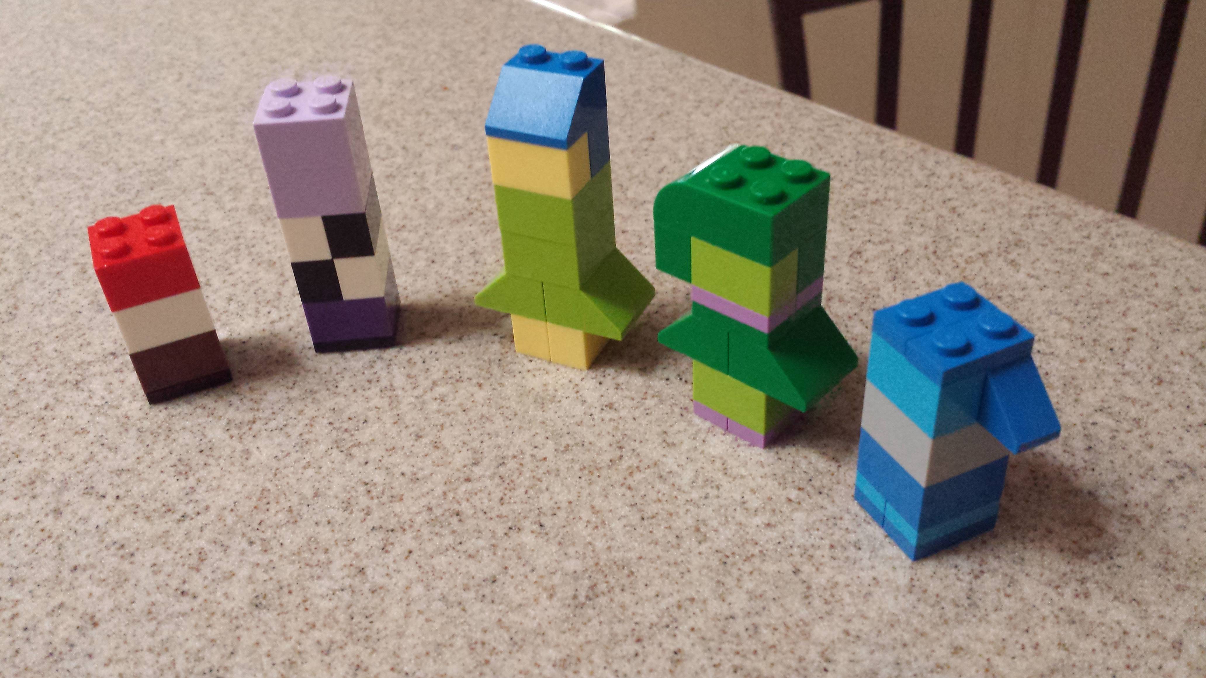 Minimalistic Inside Out built out of Lego | Scrolller