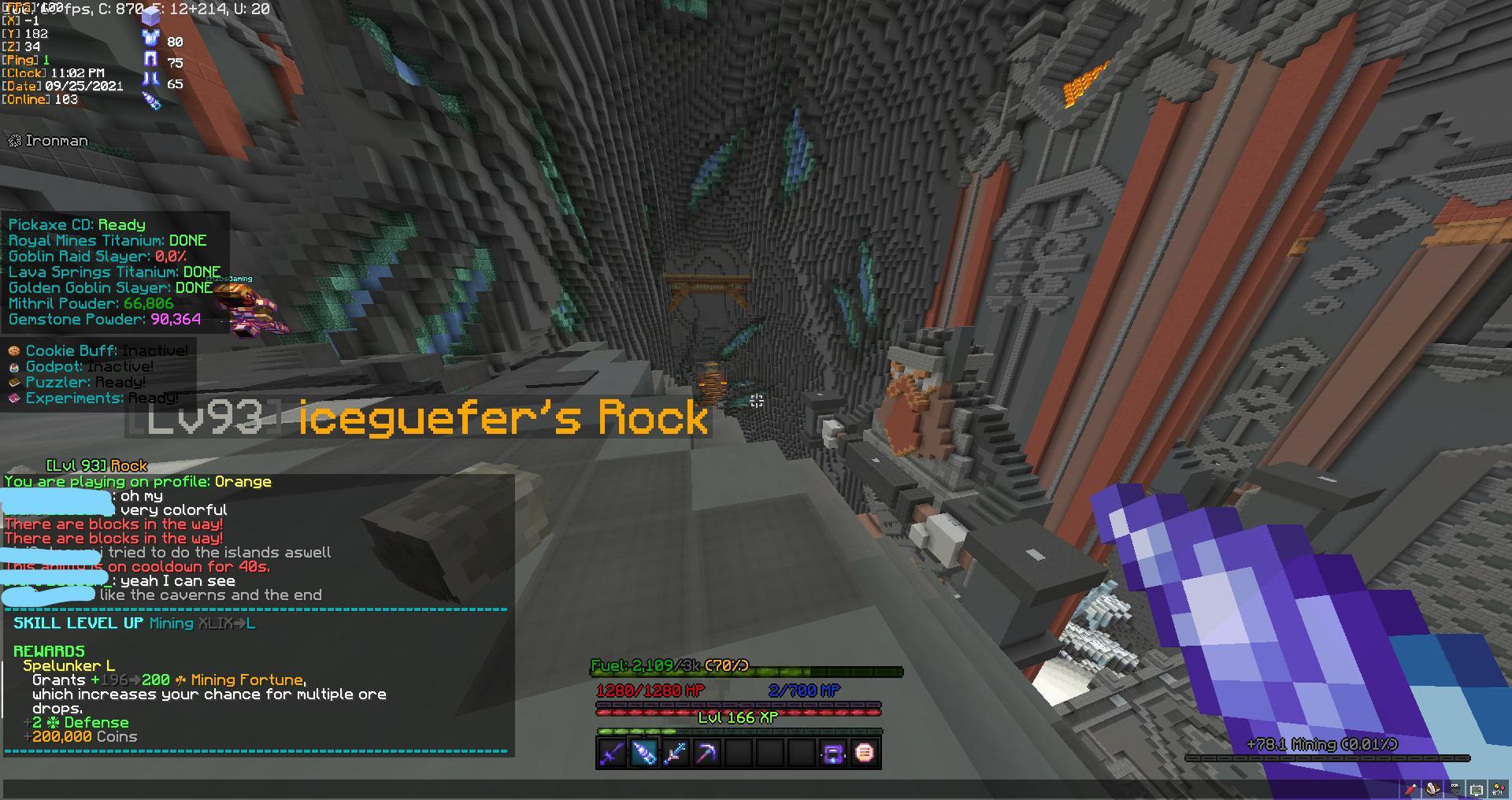 mining 50 in ironman | Scrolller