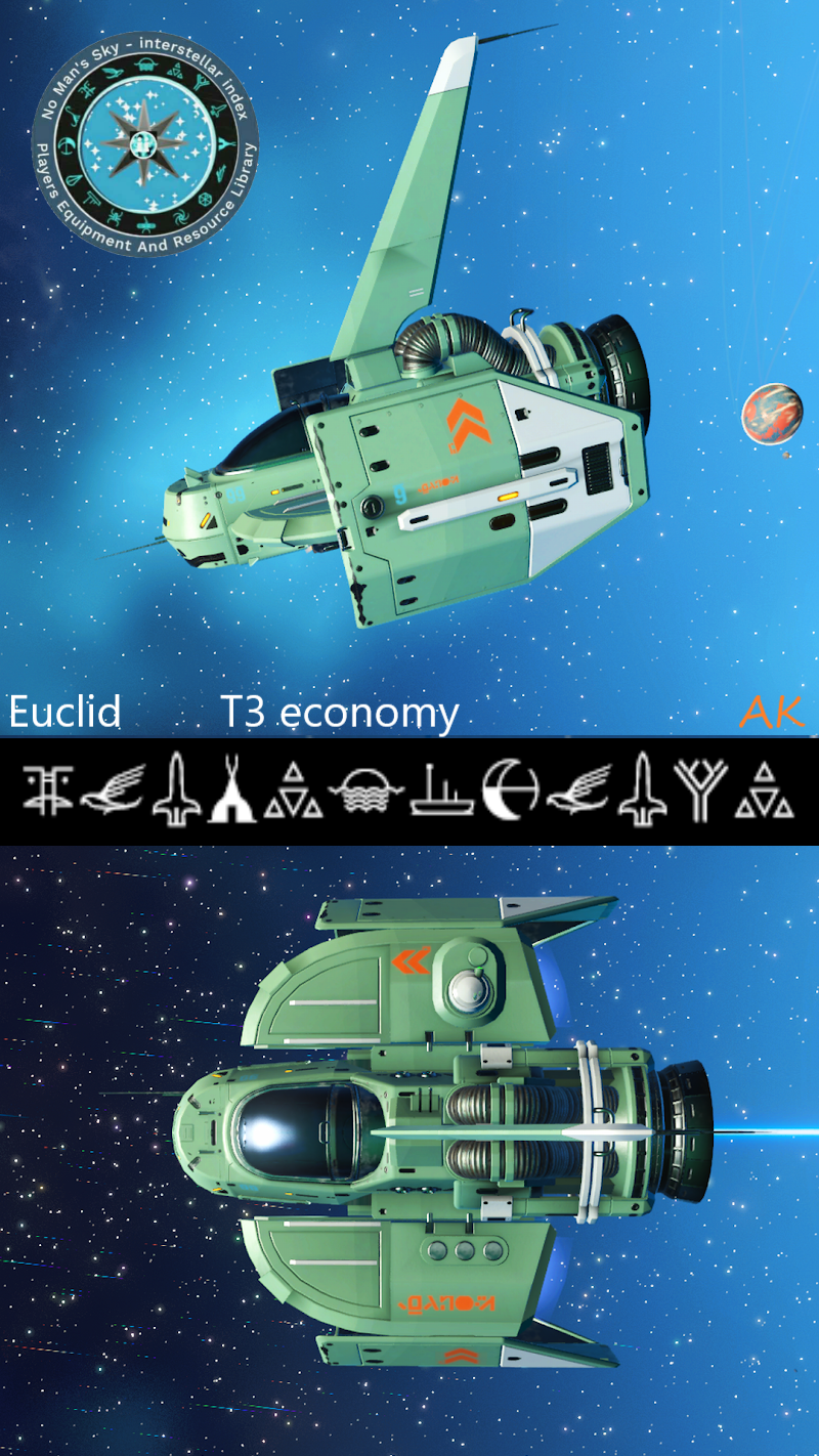 Mint Green and White Accents. Single Thruster Dorsal Droid Tie Rasa Fighter. T3 Gek - Euclid ...