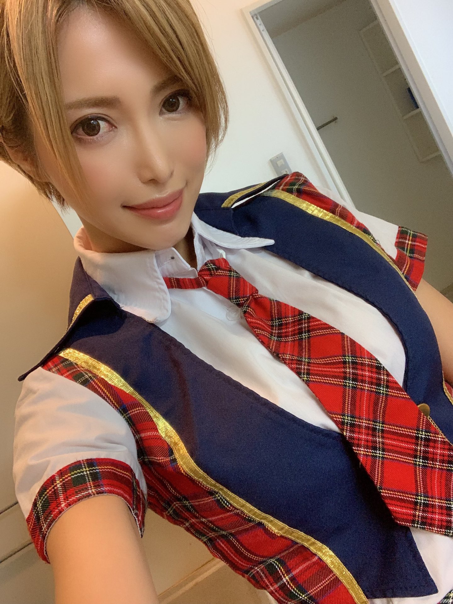 Mio Kimijima In Plaid | Scrolller