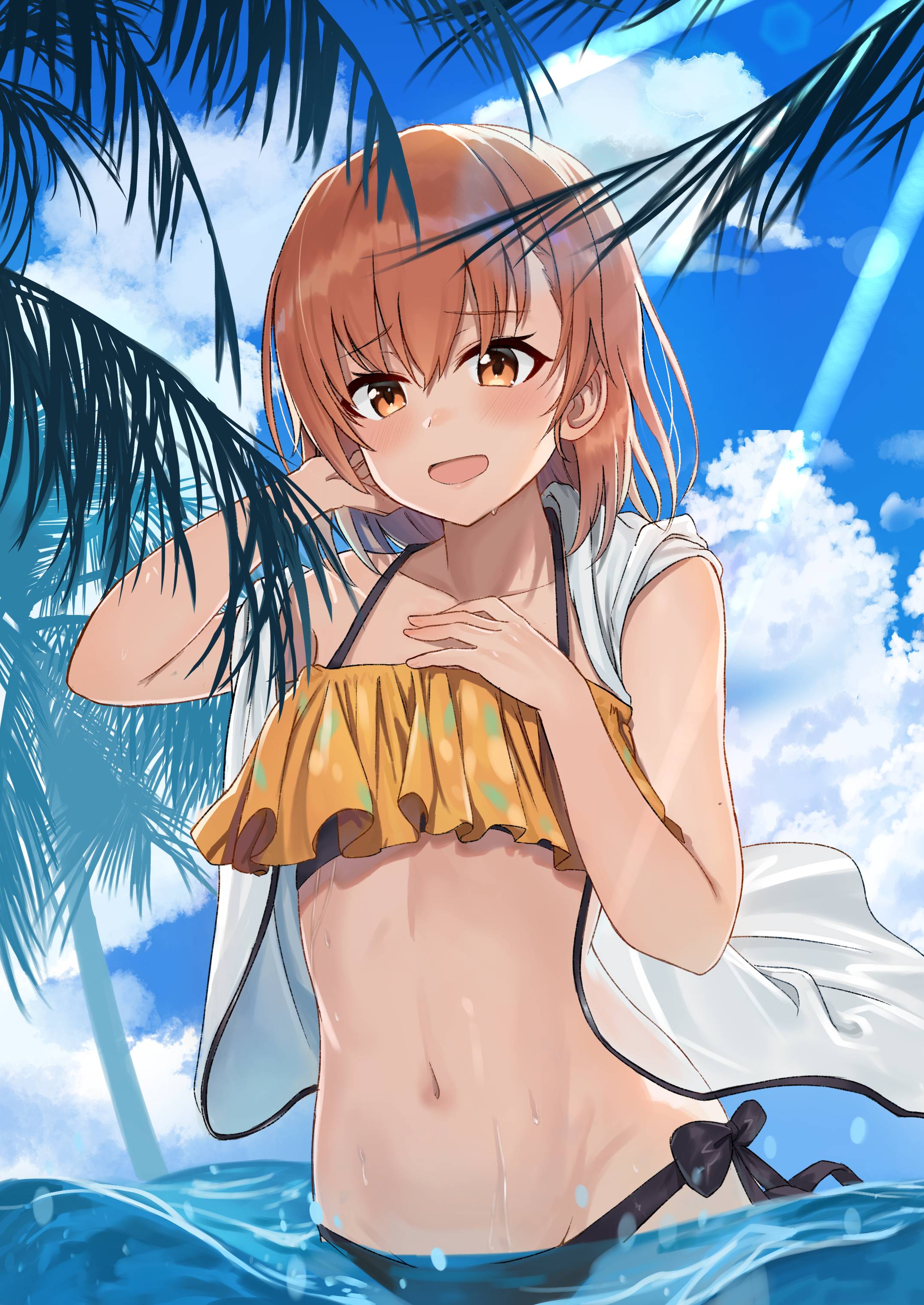 Misaka at the Beach | Scrolller