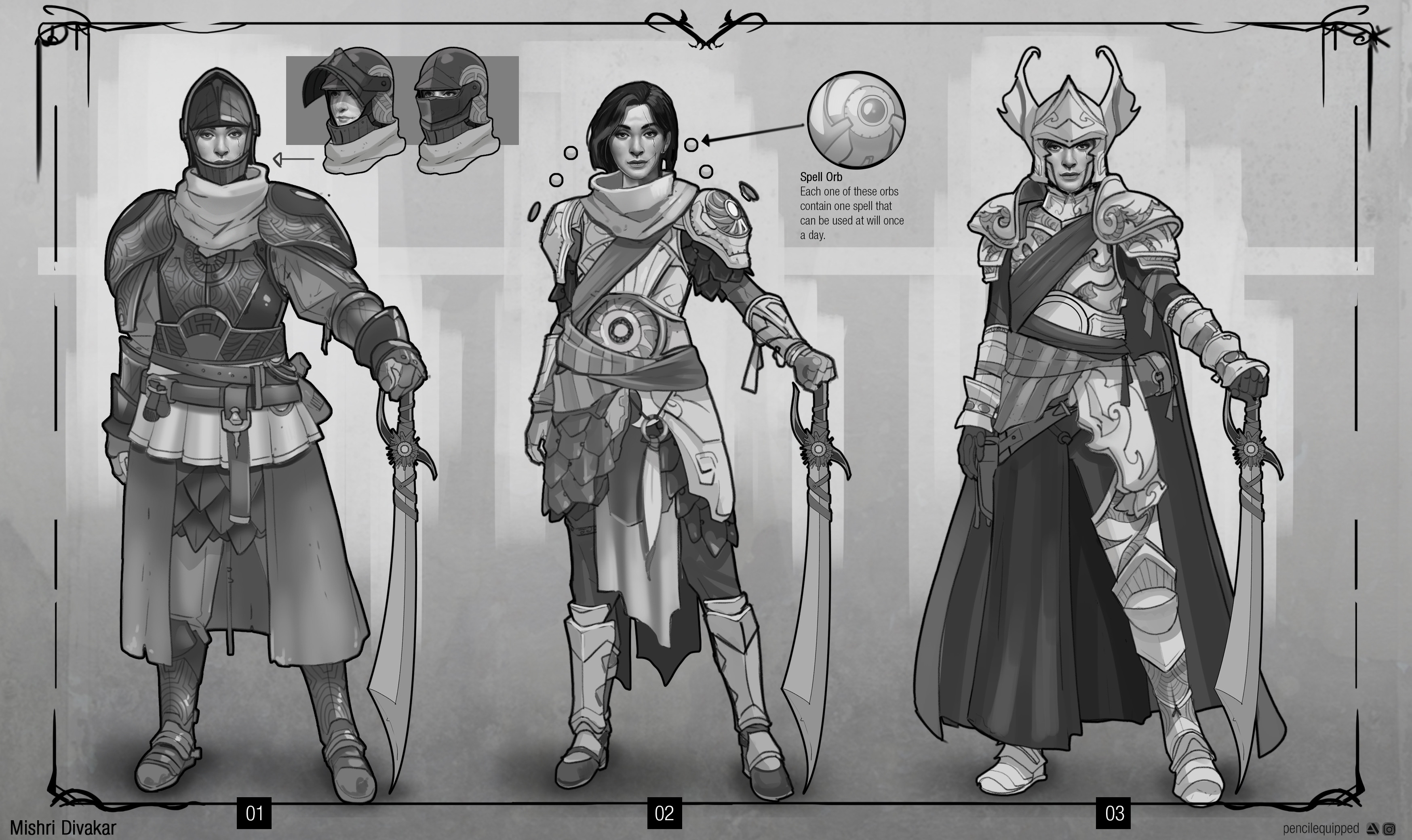 Mishri Divakar - Character Concept, Pencil Equipped | Scrolller
