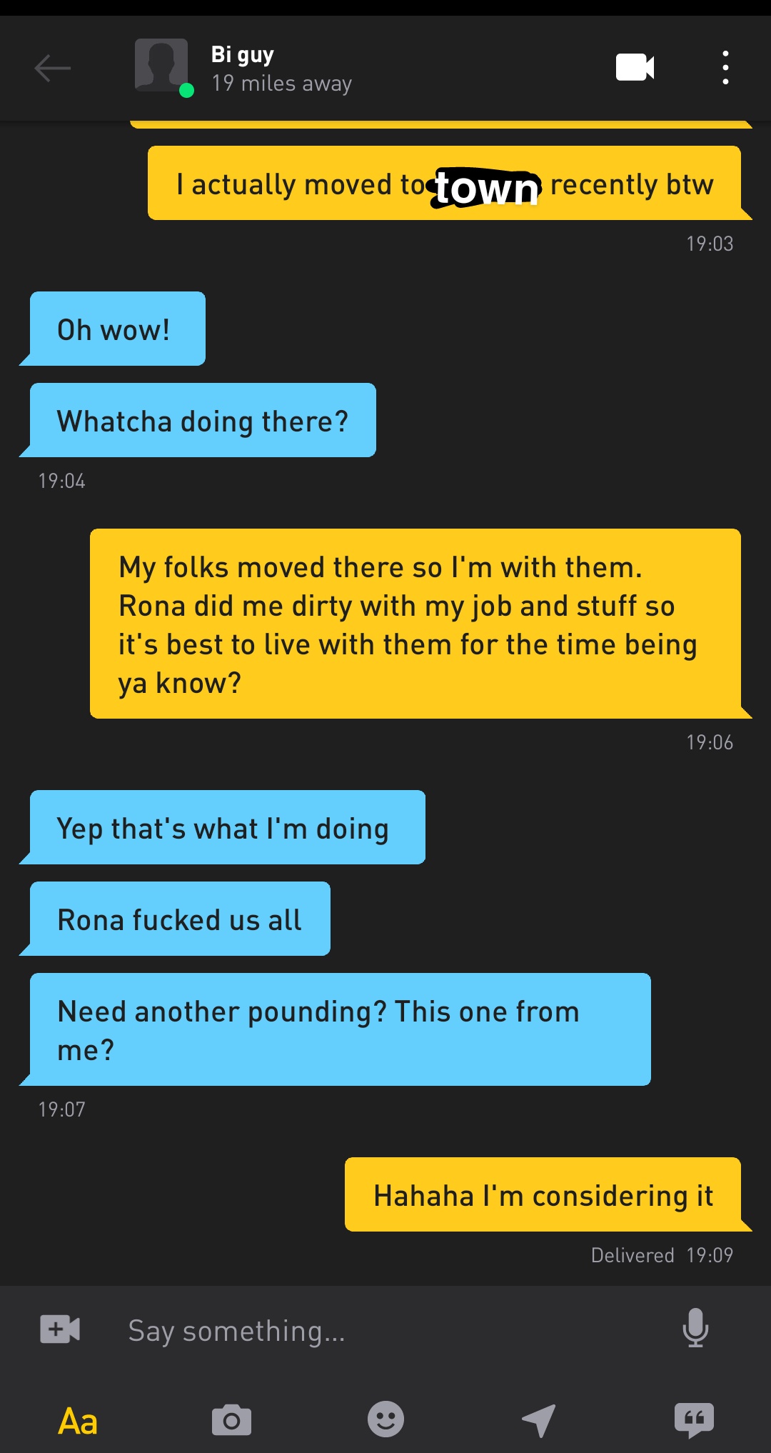 Miss Rona really did us dirty like that | Scrolller