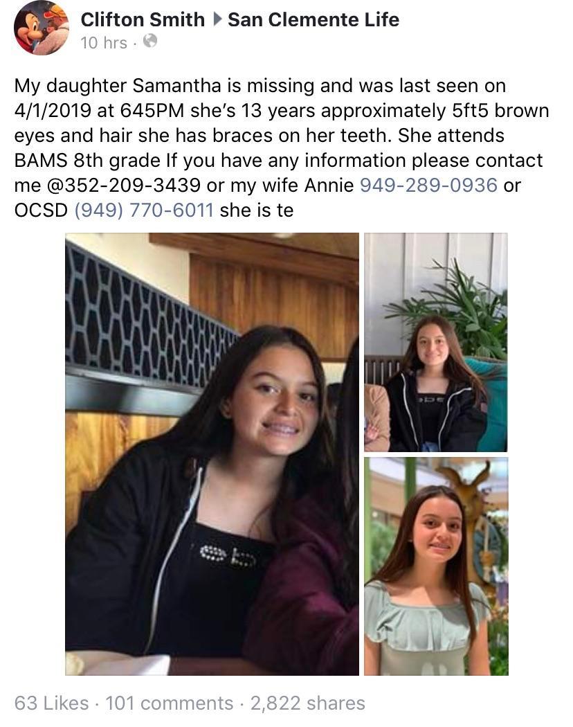 Missing girl; Please help!!! | Scrolller