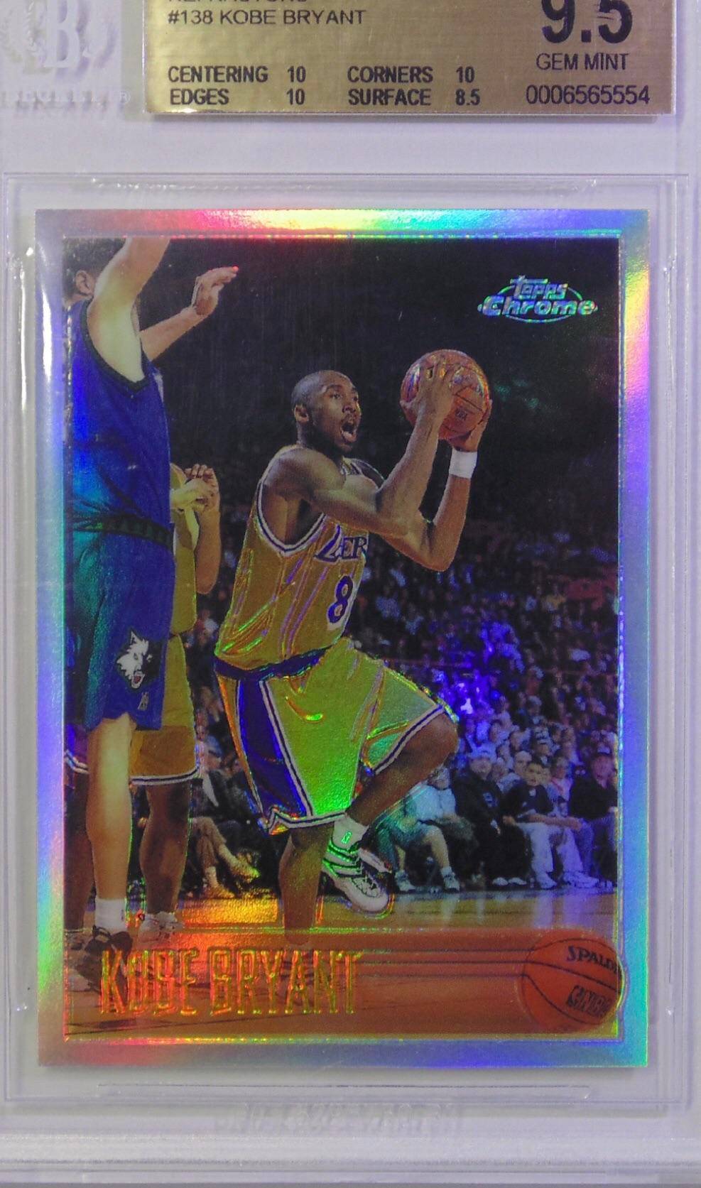 Hey Jesse, I recently bought this Kobe Bryant Chrome Refractor Rookie ...
