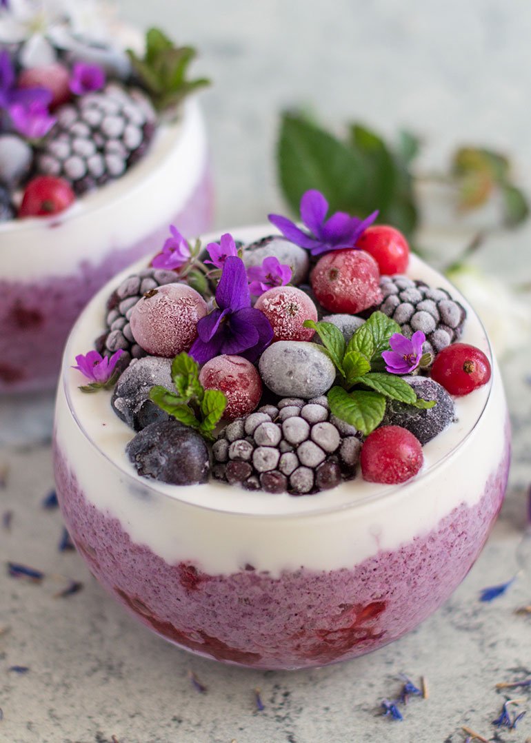 Mixed Berry Chia Pudding | Scrolller