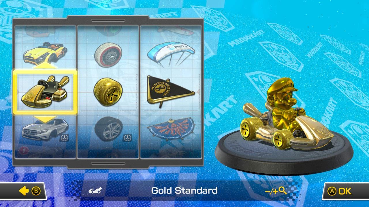 [MK8DX] Finally unlocked all the gold parts | Scrolller