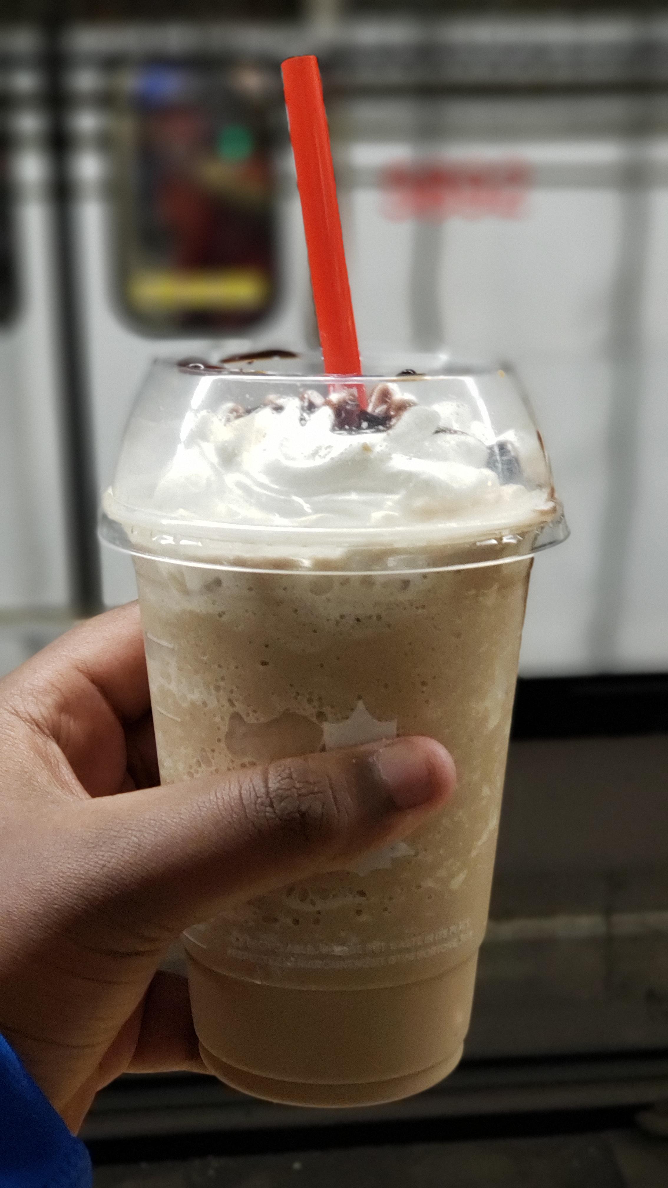 Mocha iced capp on the subway | Scrolller