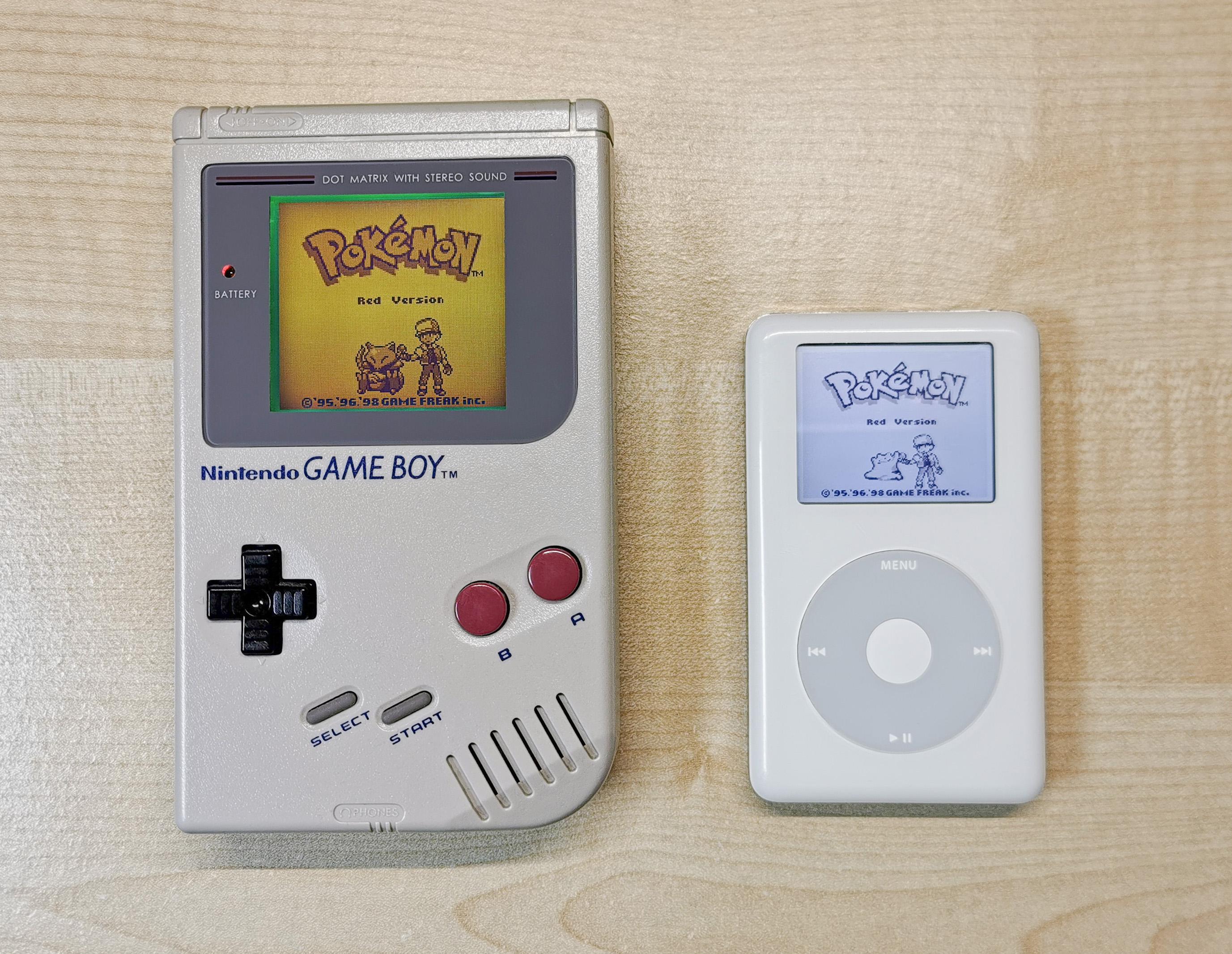 Modded GameBoy, meet modded iPod. | Scrolller