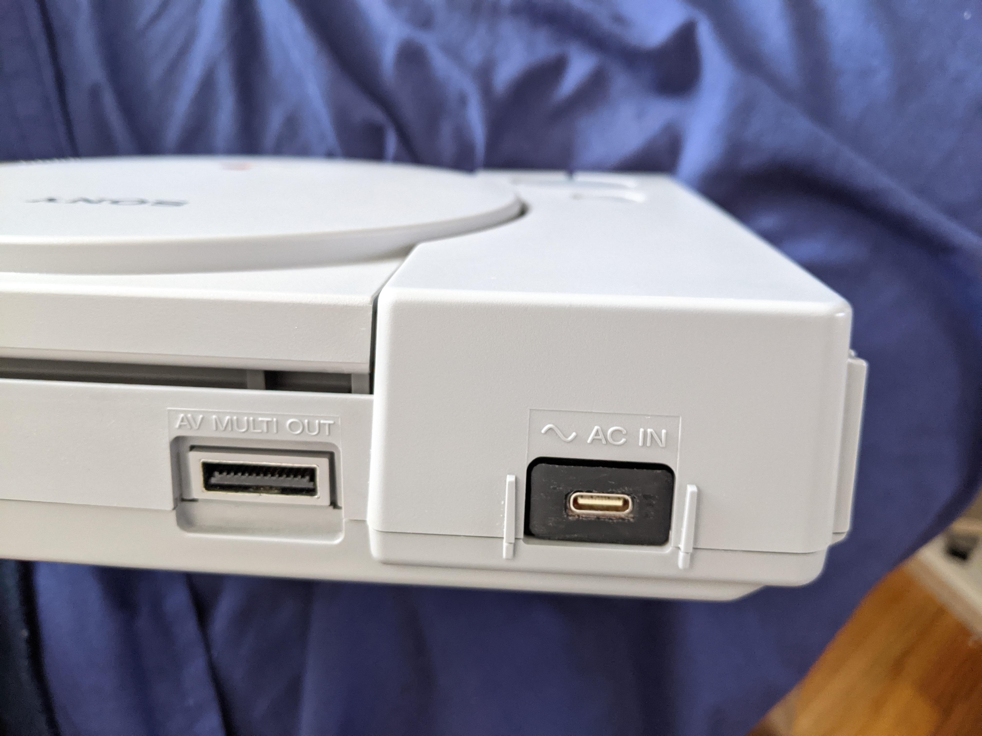 Modded my PS1 to run off USB instead of AC | Scrolller