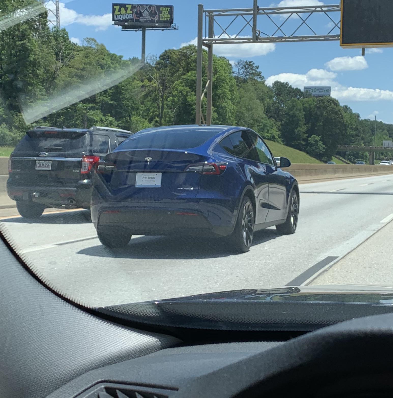Model Y in Atlanta - my first Y sighting. | Scrolller