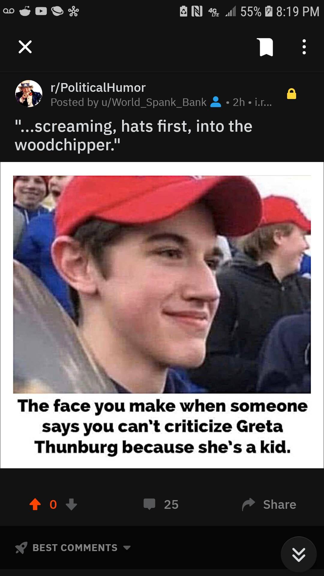 Mods remove the post and ban me from their safe space for making a joke they dont like, then ...