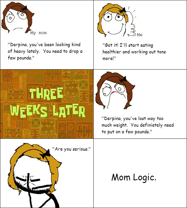 Mom Logic. | Scrolller