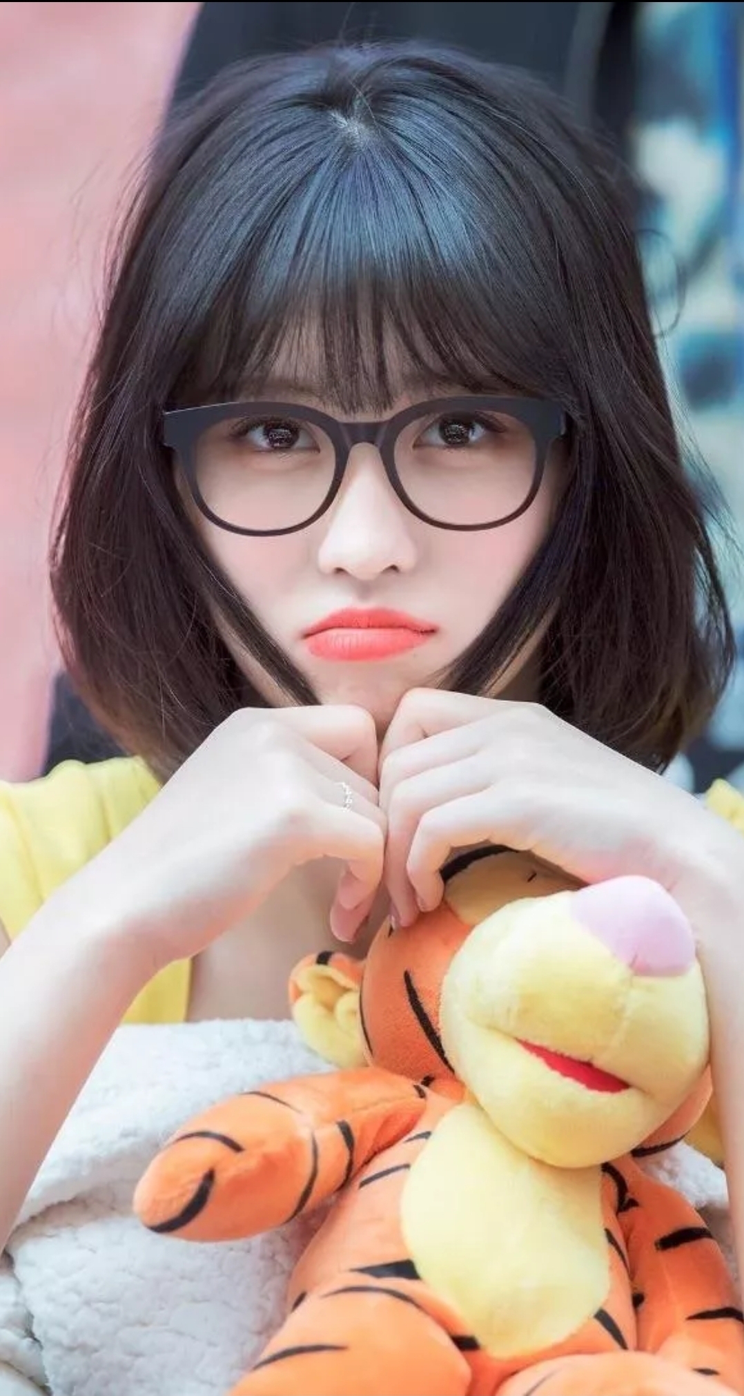 Momo - glasses, yellow top, tigger | Scrolller