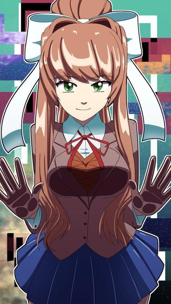 Monika looking right back at you | Scrolller