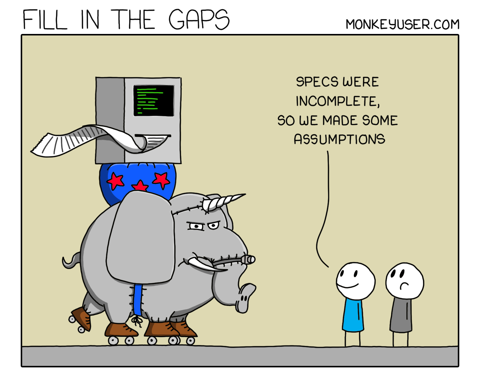 MonkeyUser - Fill in the gaps | Scrolller