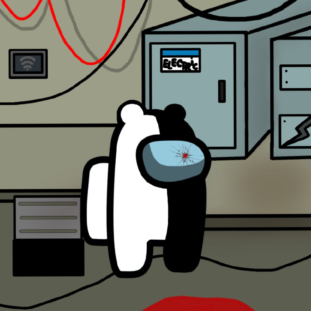 monokuma in among us by me | Scrolller