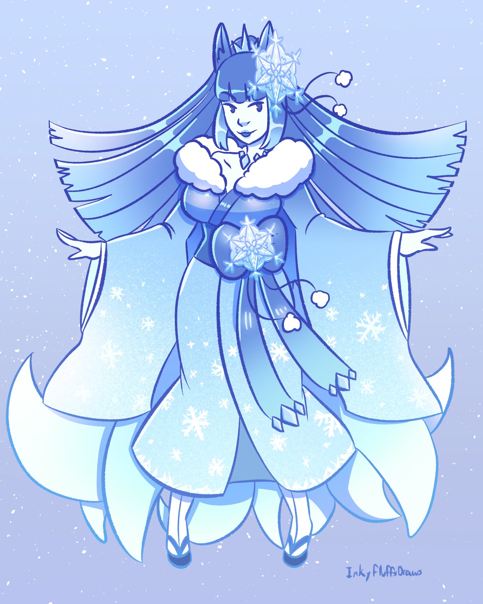 [Monster Girl] Snowflake by InkyFluffsDraws | Scrolller