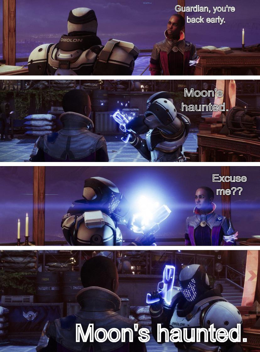 Moon’s haunted. | Scrolller