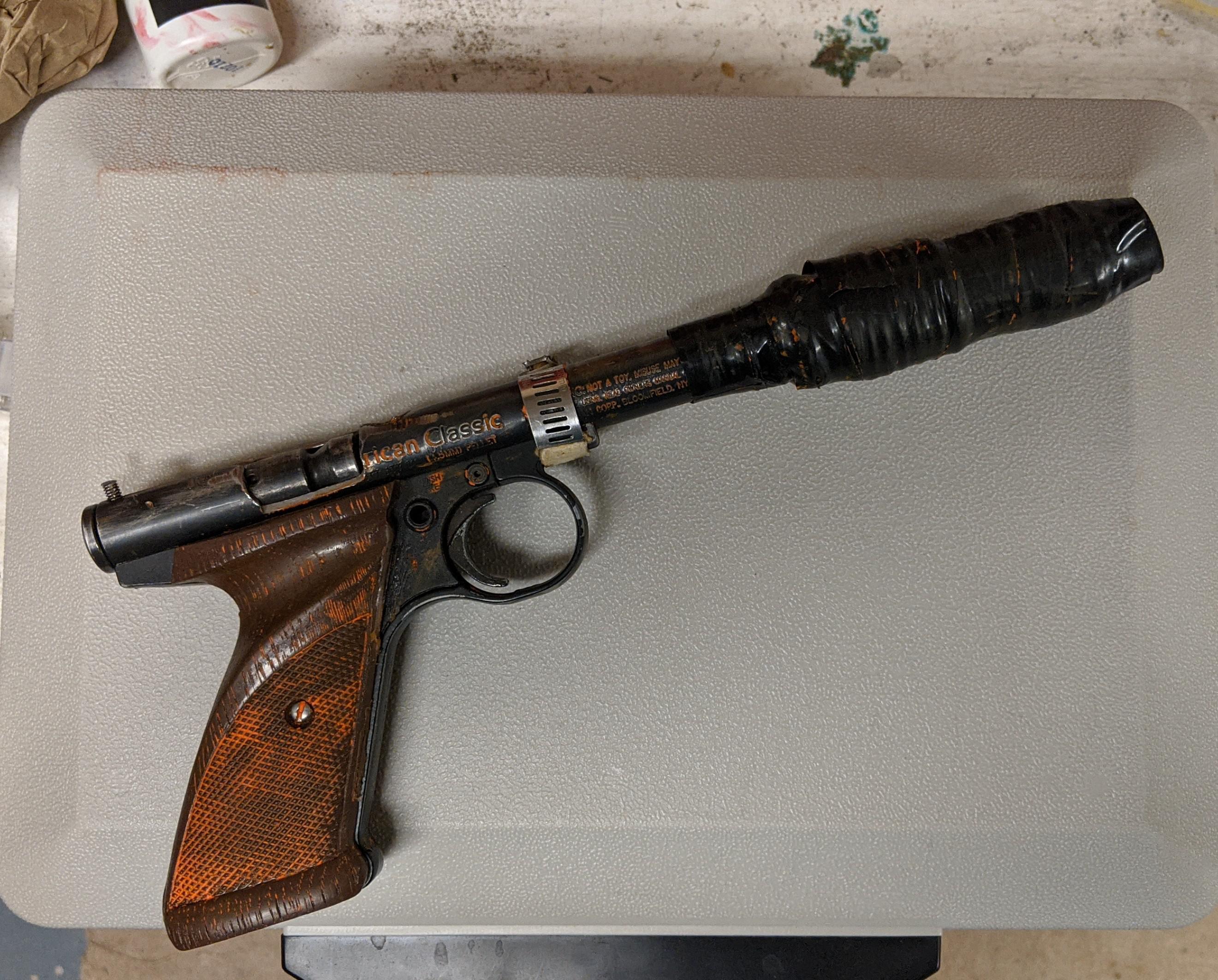 More cursed shit from yours truly, first a pellet gun and now it goes bang. | Scrolller