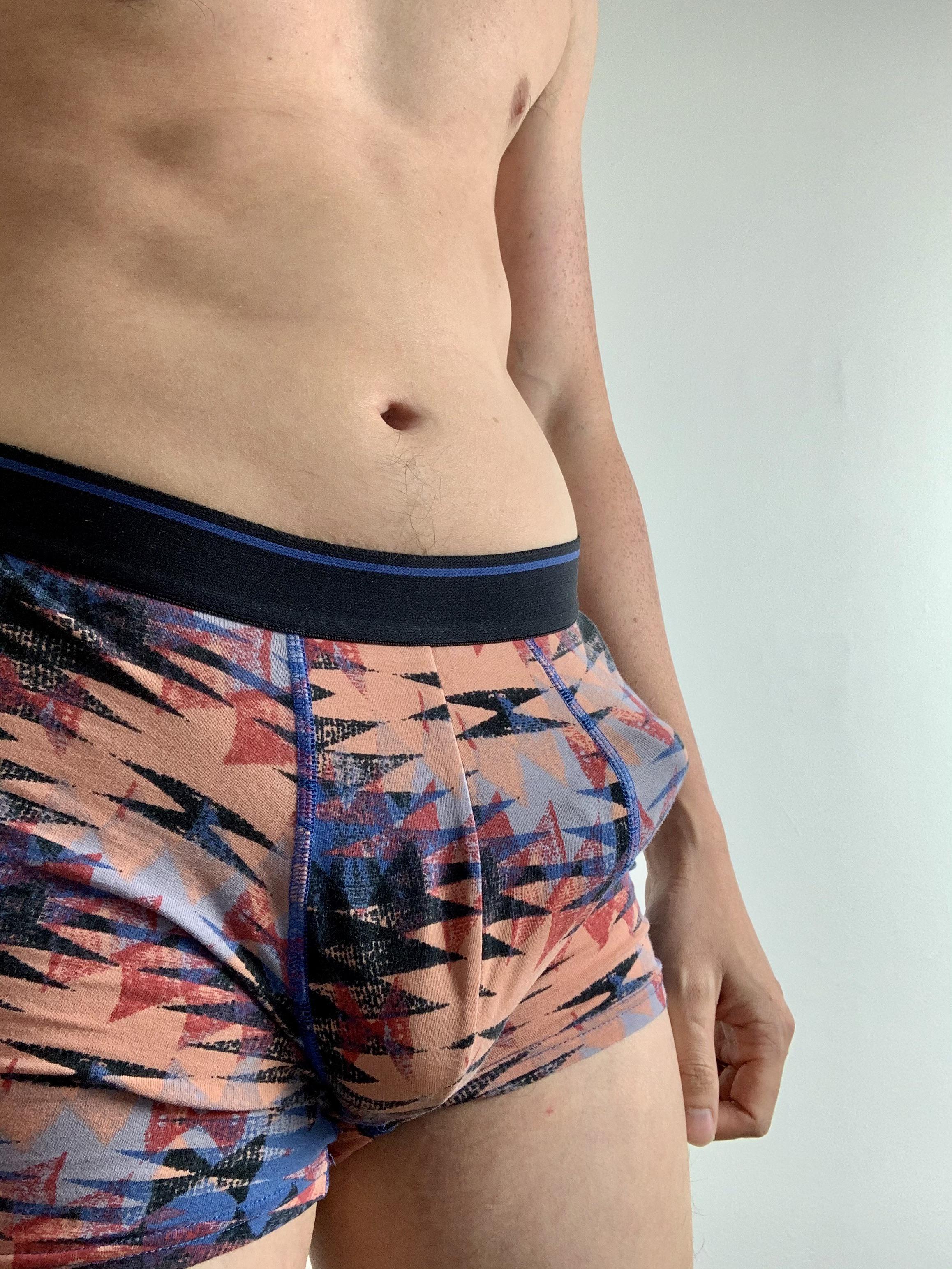 Morning bulge as I get dressed | Scrolller