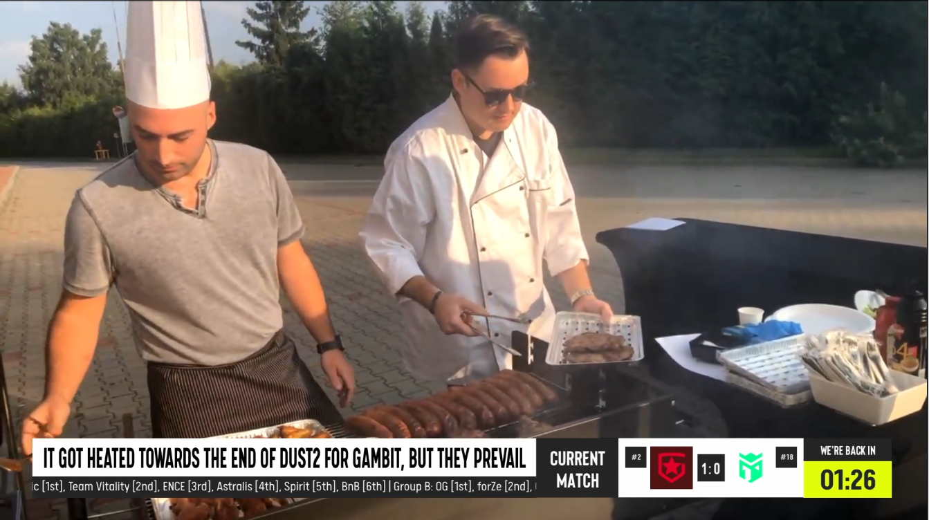 moses and stunna working the grill between maps | Scrolller