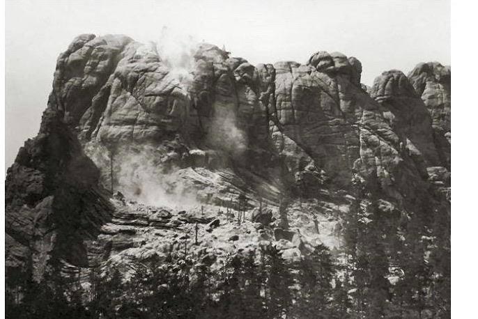Mount Rushmore before the Presidents | Scrolller