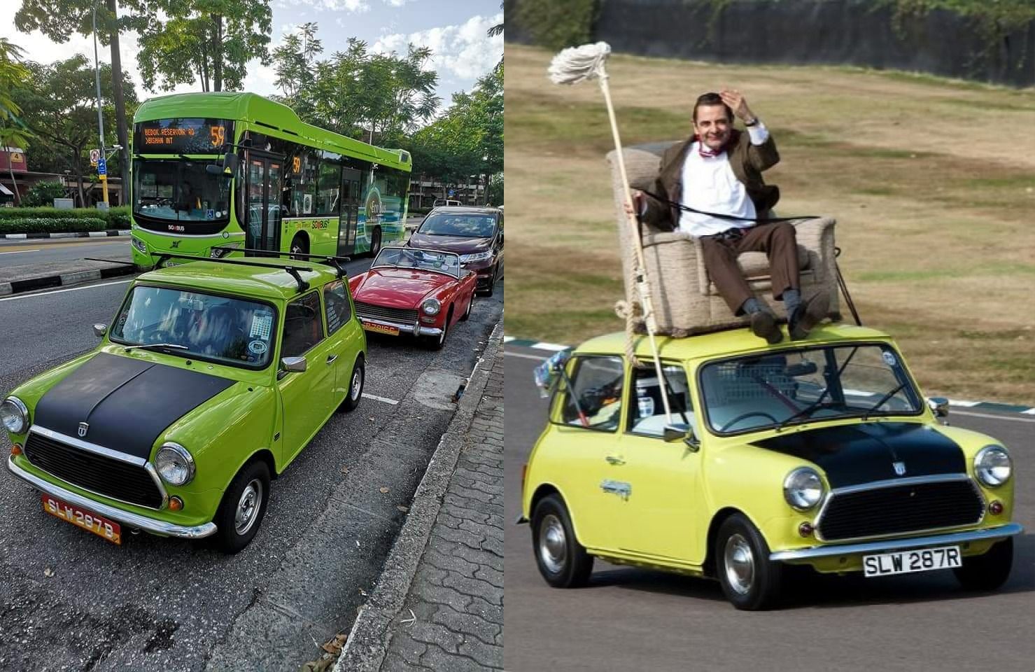 Mr Bean fan car spotted | Scrolller