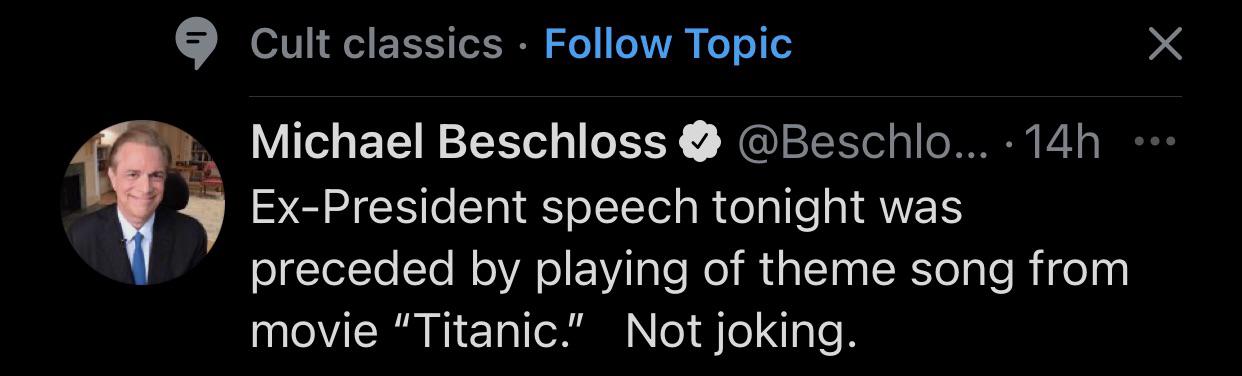 Mr. Ex-President sure is a “cult” classic! | Scrolller