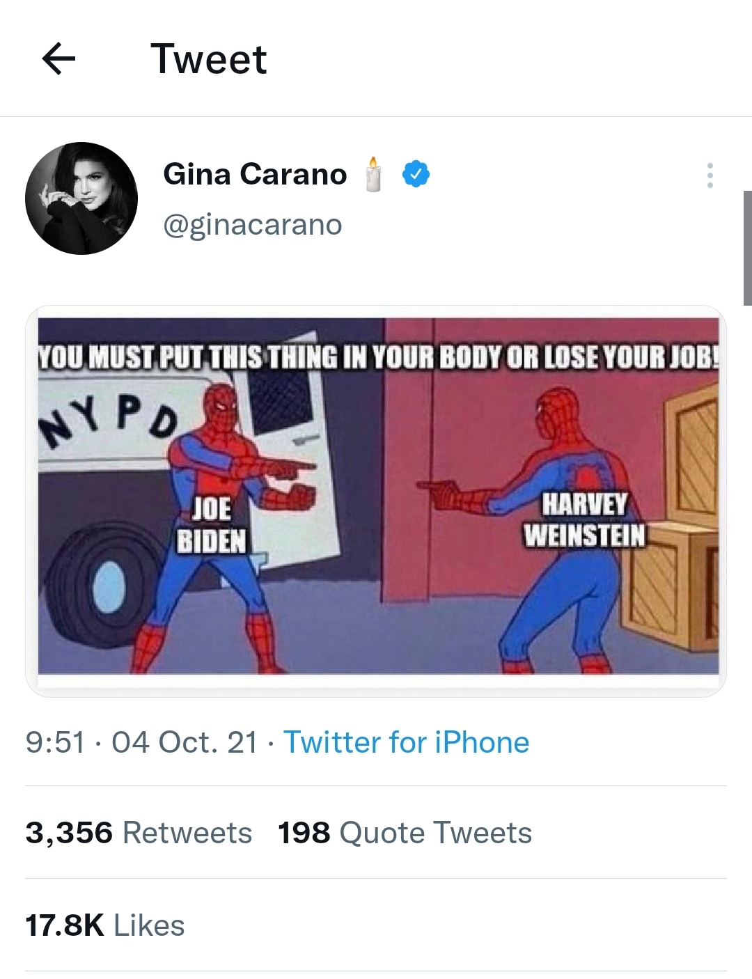Ms.Carano and her Galaxy Brain | Scrolller