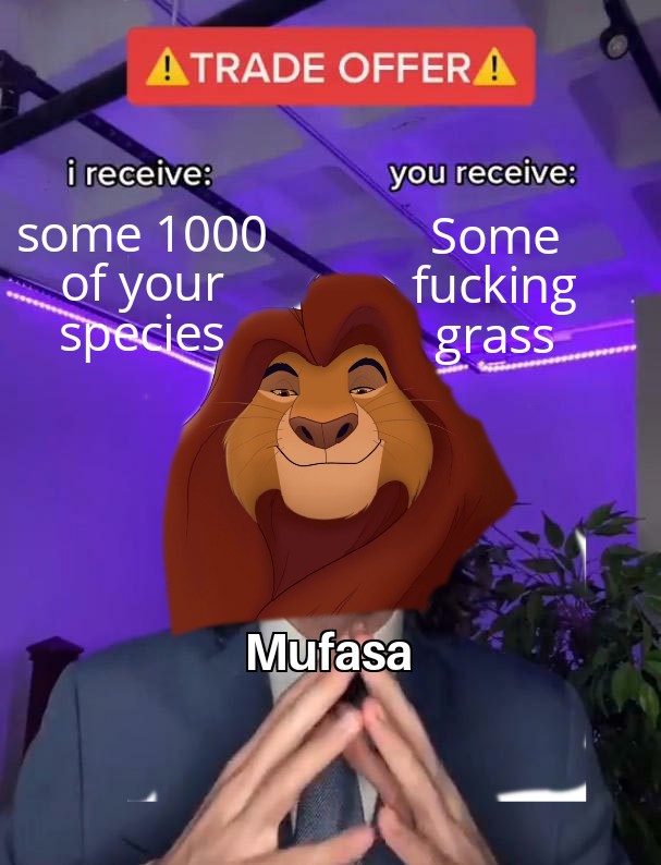 Mufasa in a nutshell | Scrolller
