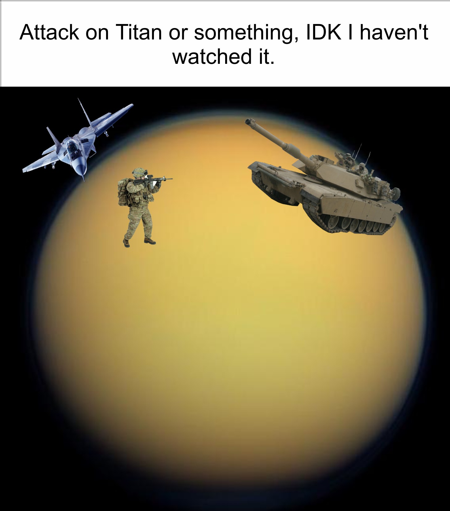 Must be oil on Titan. | Scrolller