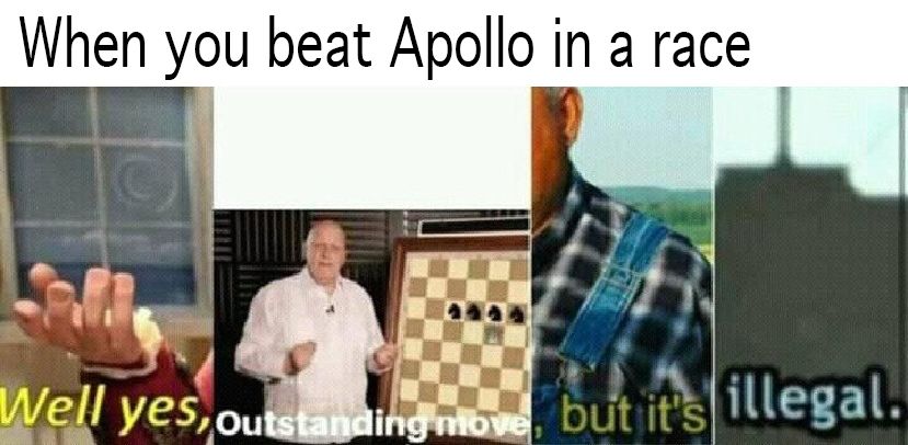 Must suck to suck, Apollo. | Scrolller