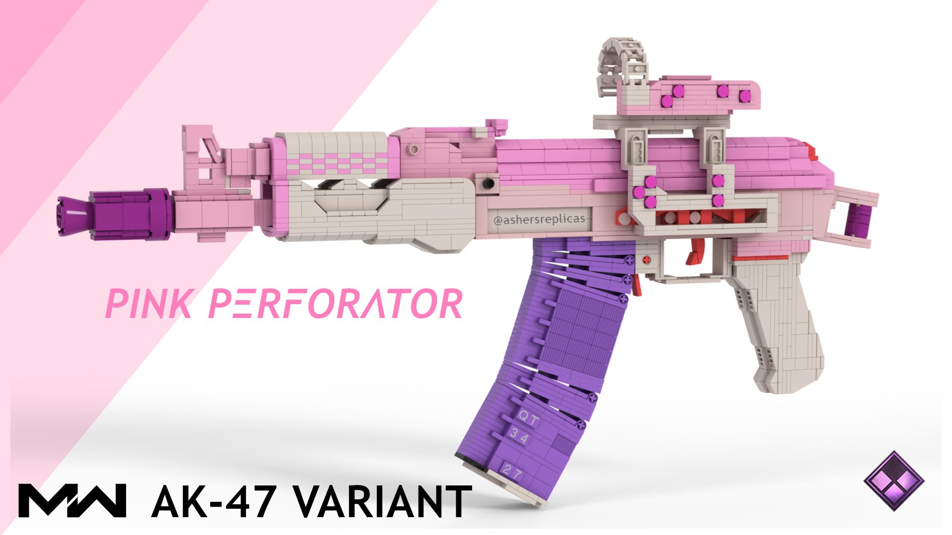 MW AK-47 Pink Perforator Variant | Scrolller