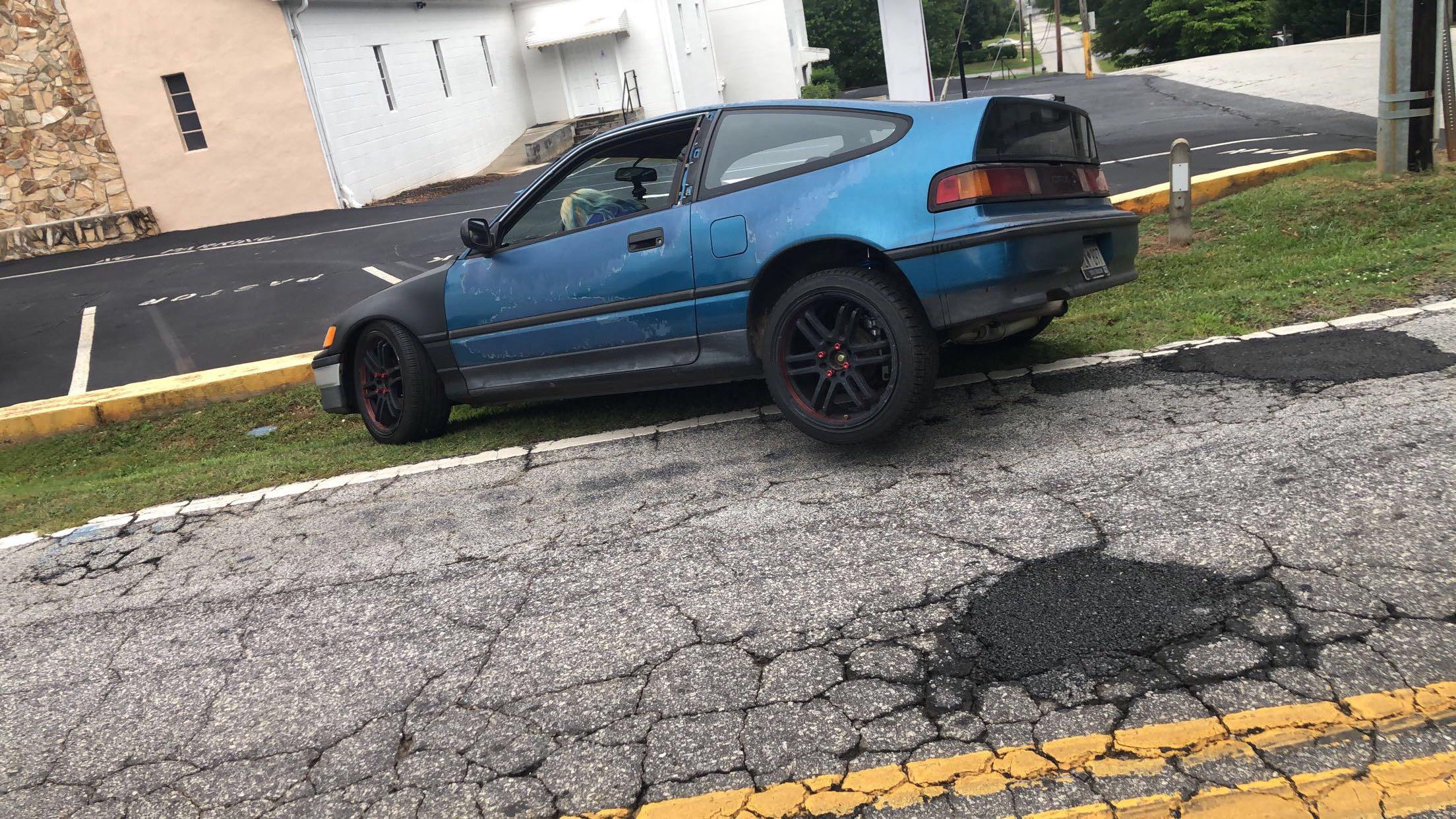 My 16 year old learning how to drive without power steering. | Scrolller