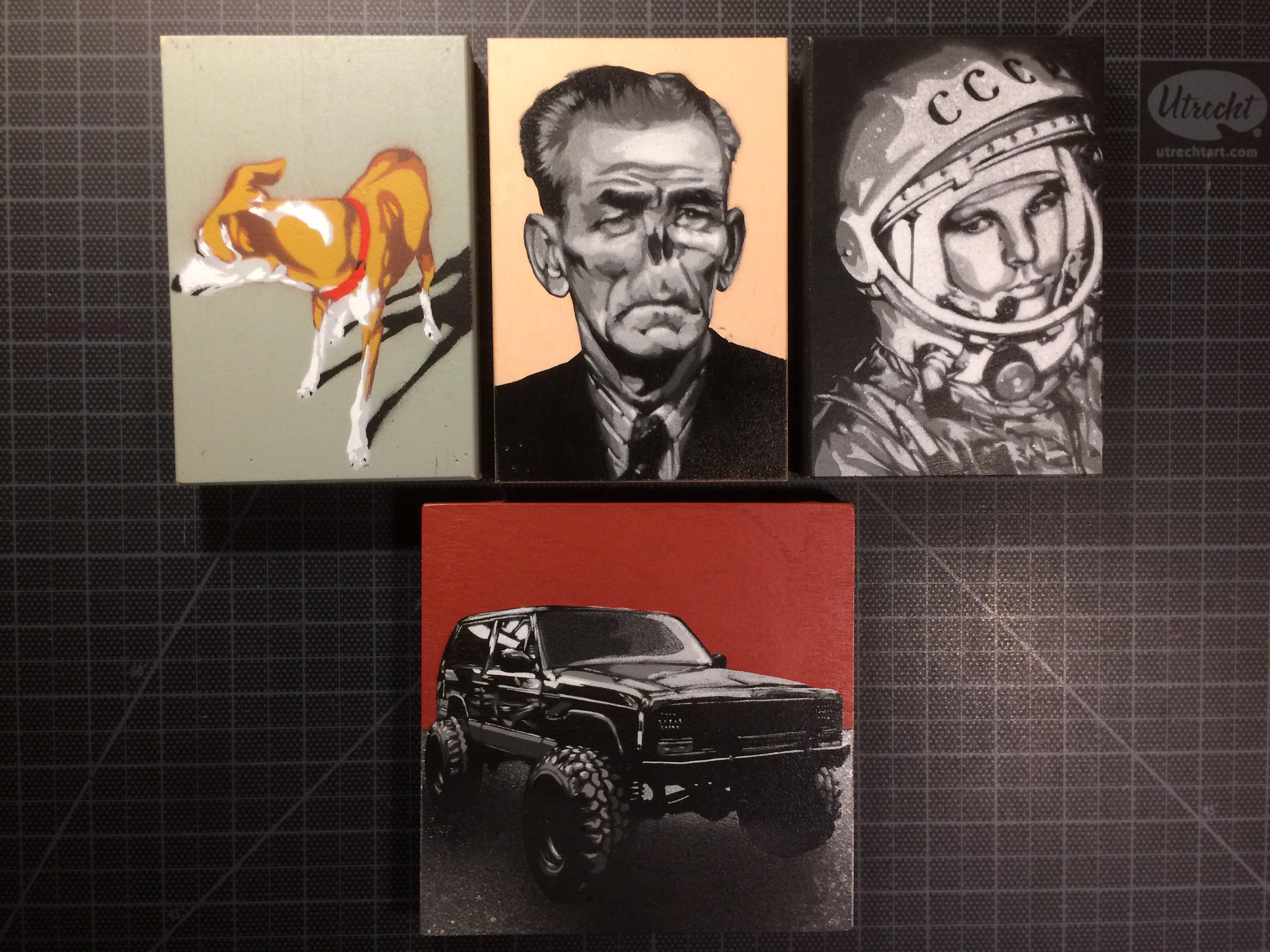 My 4 stencils | Scrolller