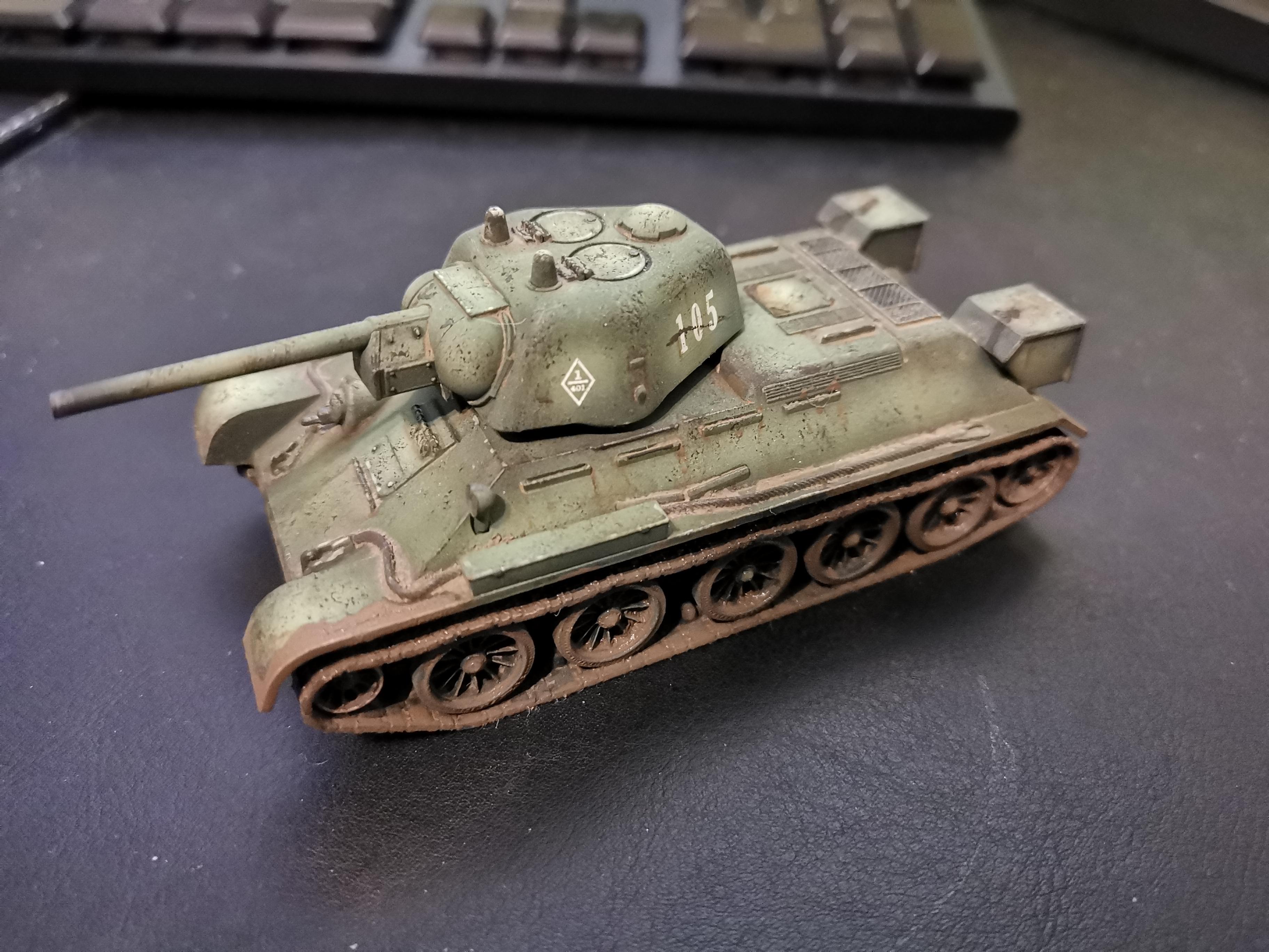 My 5th T-34 in 1/56 | Scrolller