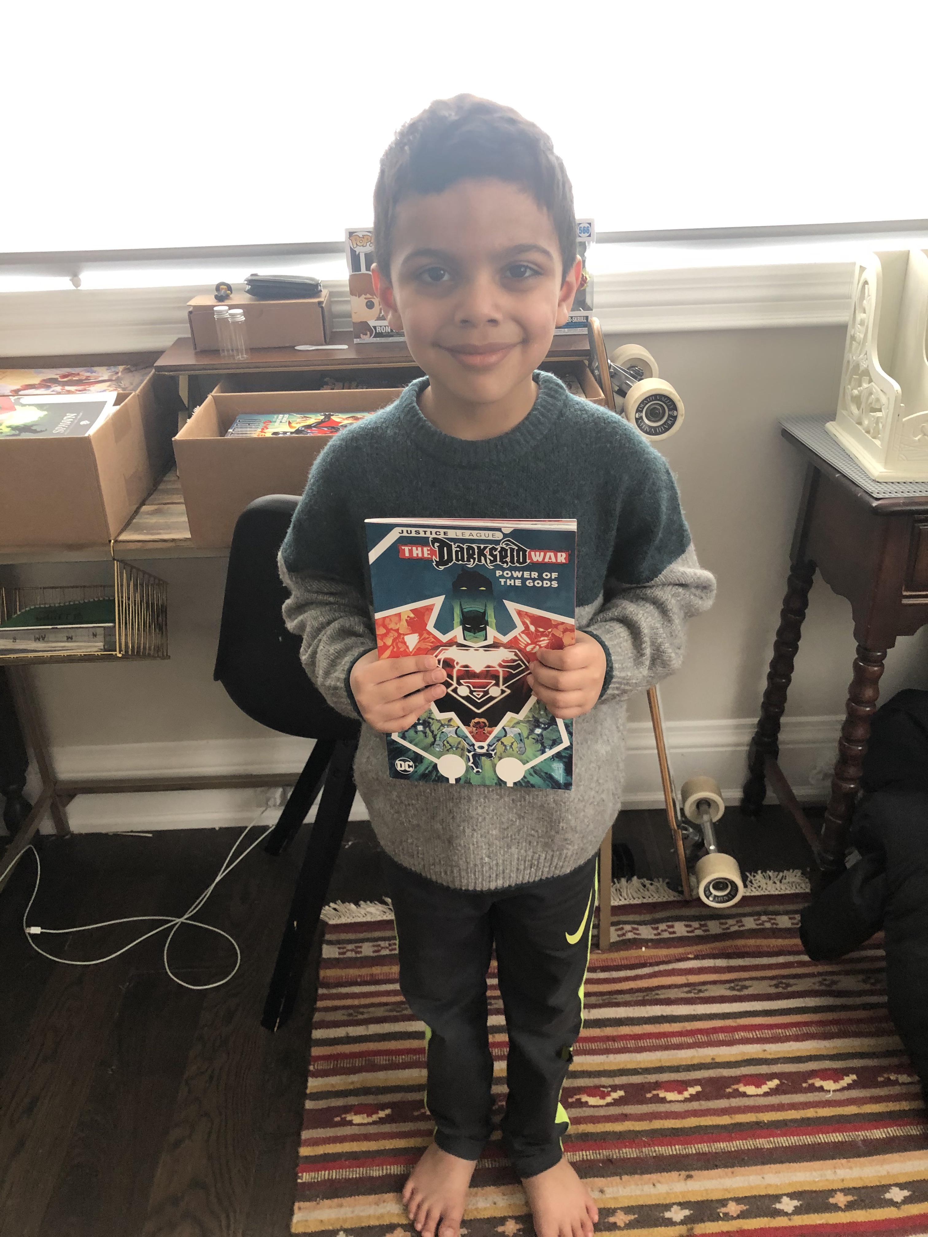 My 7 year old brothers first comic! | Scrolller