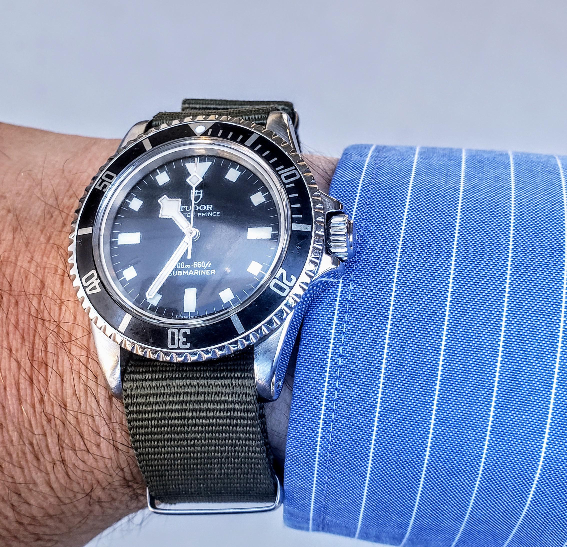 My 72 Tudor Sub...back in the rotation now on a NATO | Scrolller
