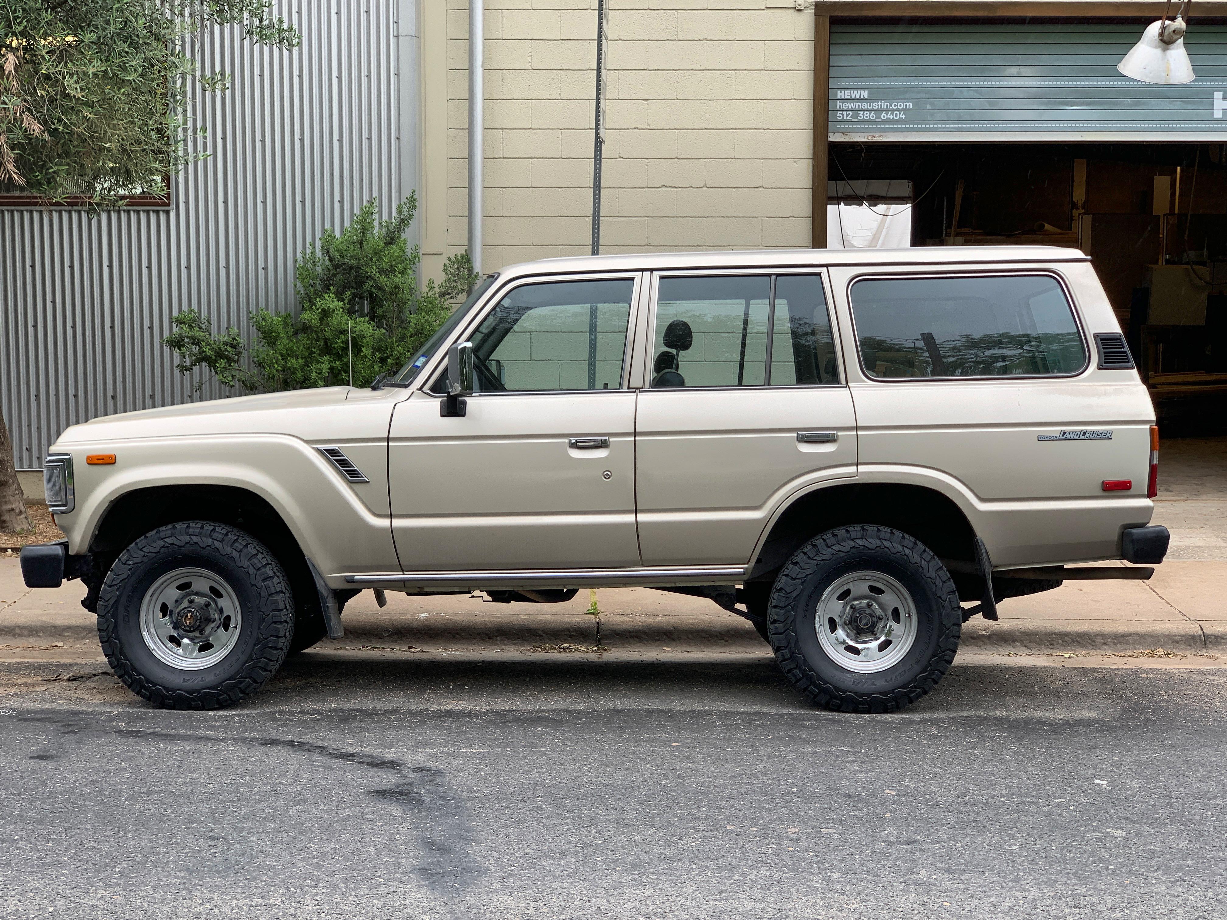 My 88’ FJ62 with new 2” Ironman lift kit and new 31x10.5 BFG All terrains | Scrolller