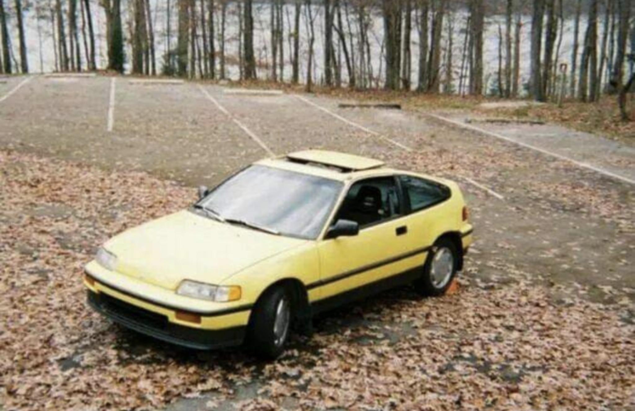 My 89 CRX I had back in college, worst mistake I ever made was letting it go. | Scrolller