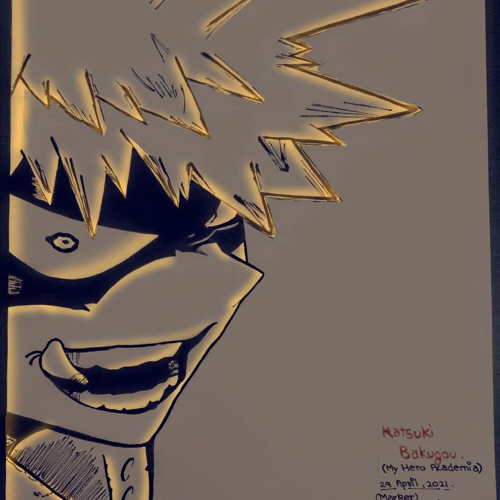 My art of bakugou | Scrolller