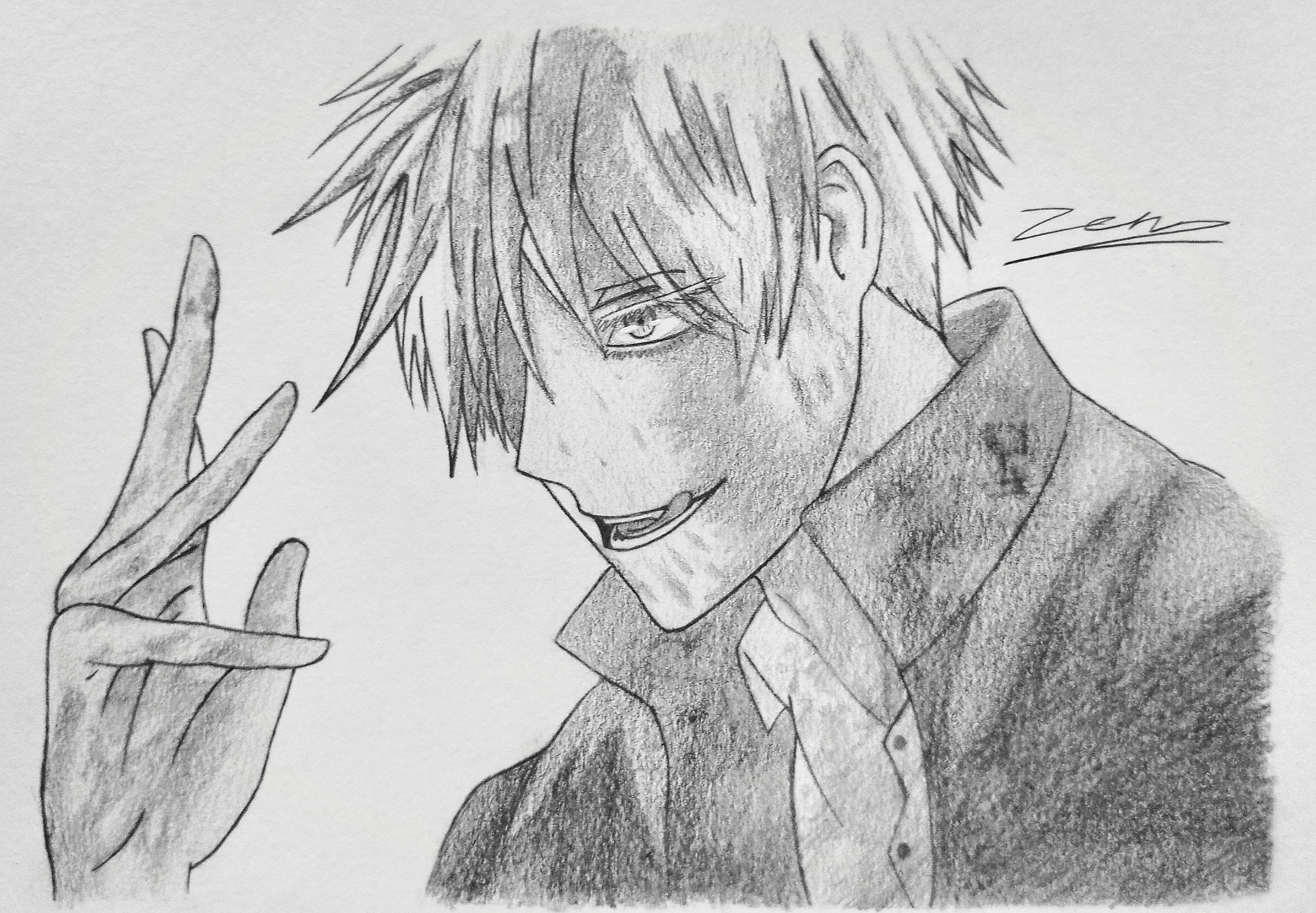 My art of Gojo Satoru from Hidden Inventory Arc | Scrolller