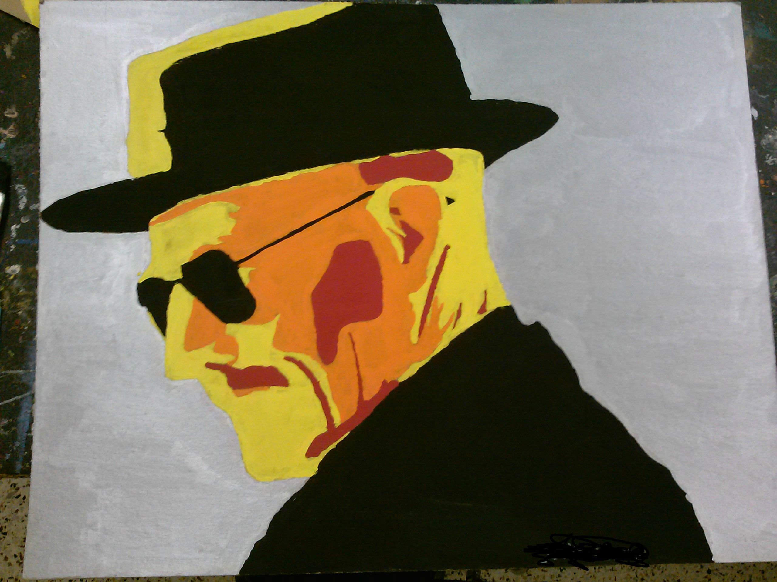 My art project for school! Mr. White | Scrolller