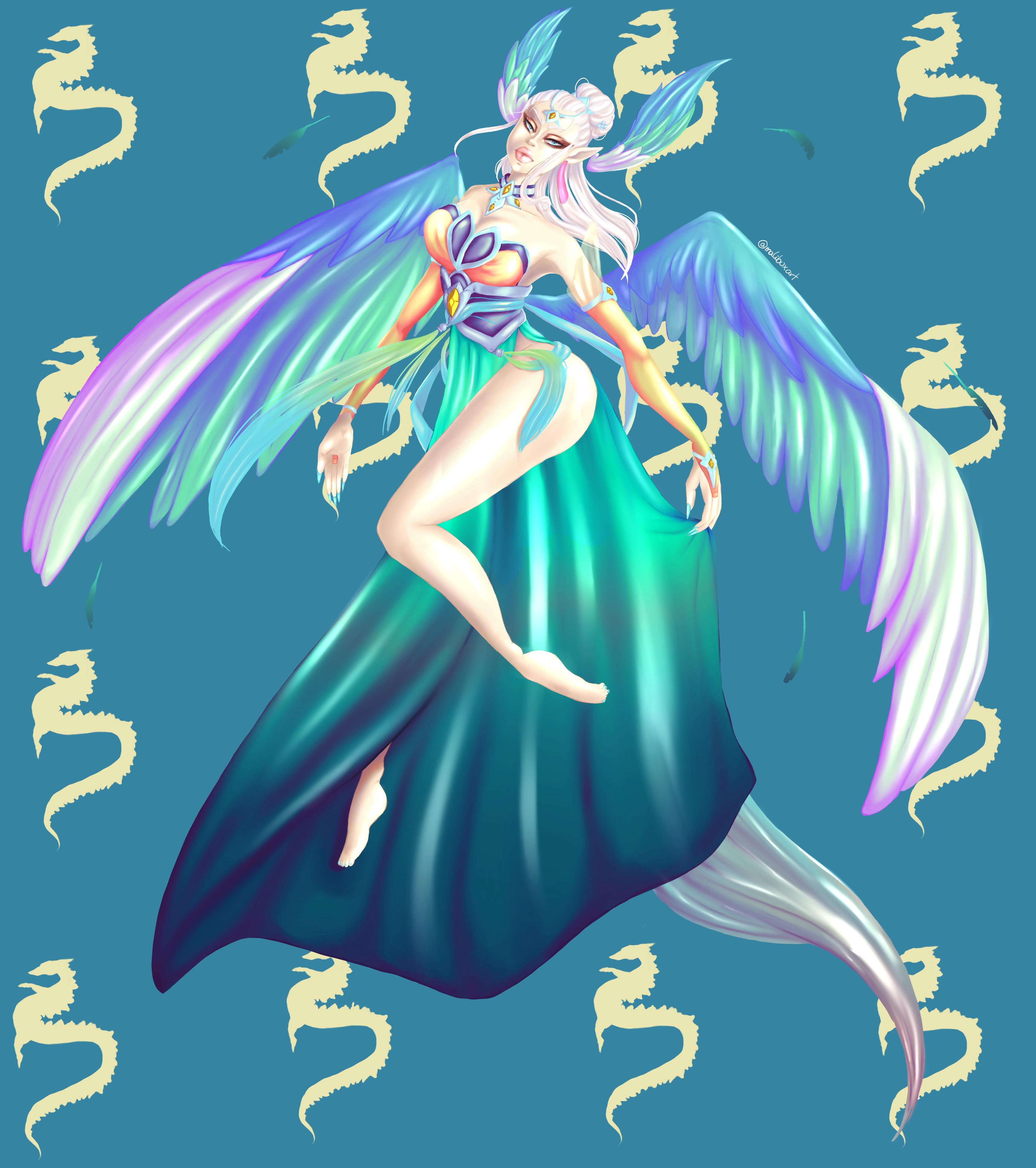 my artwork of the majestic empress chroma :) | Scrolller