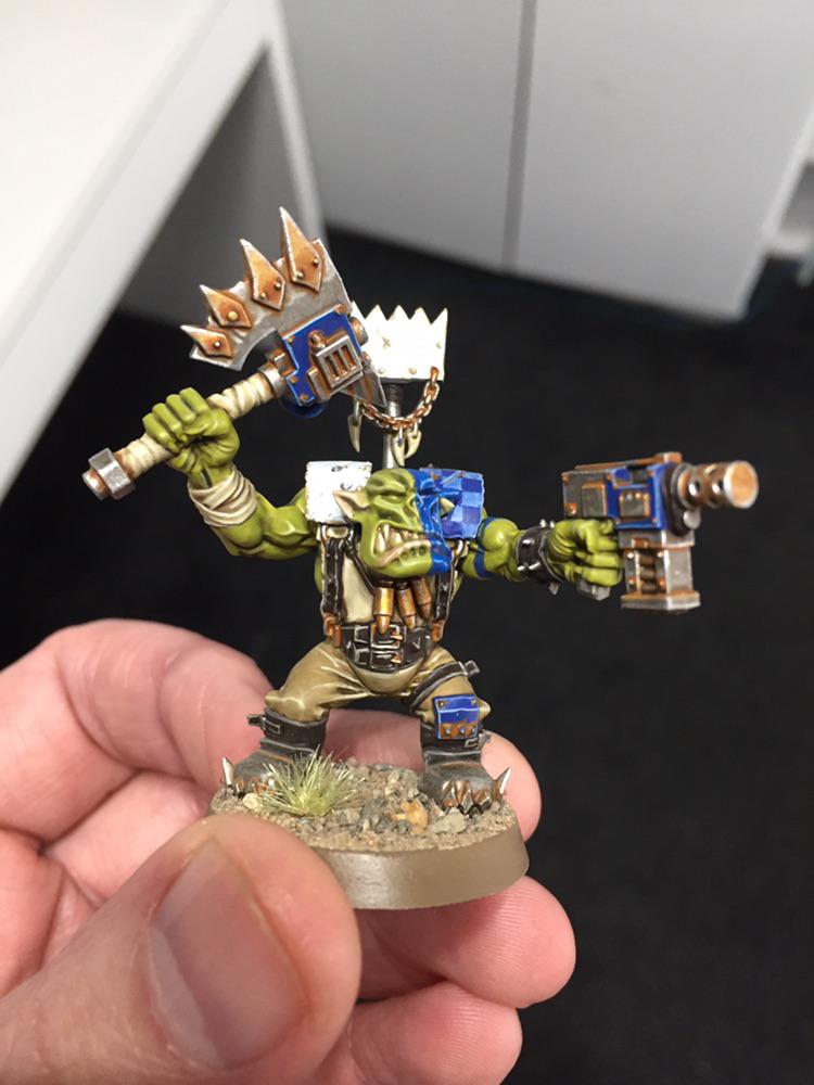 My attempt at a Deathskulls Ork | Scrolller