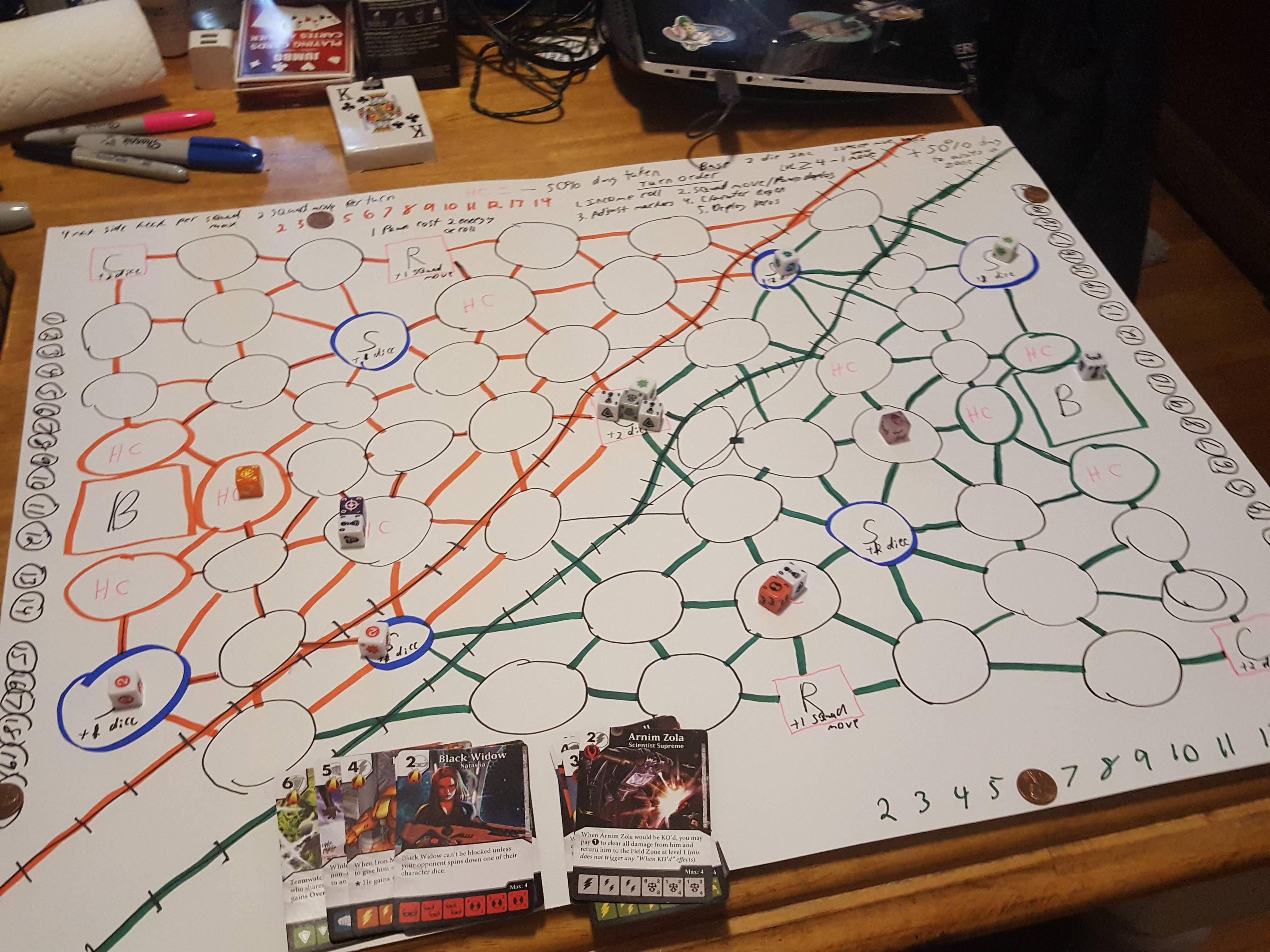 My blood river inspired experiment with the game dice masters. | Scrolller